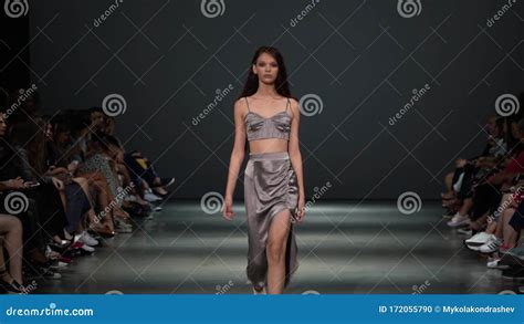 Girl Modeling Runway