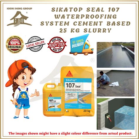 Sikatop Seal 107 Waterproofing System Cement Based 25 Kg Slurry