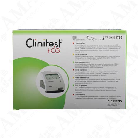 Siemens Clinitest Hcg Assay Test Kit