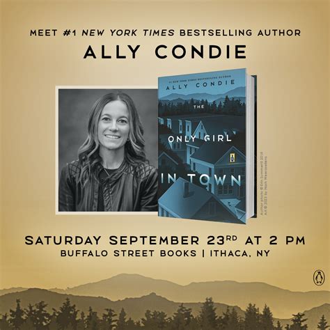 Ally Condie The Only Girl In Town Downtown Ithaca