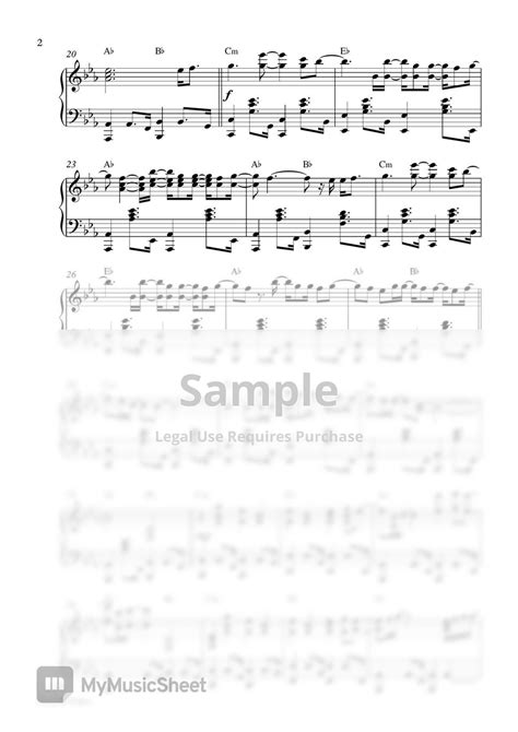 Harry Styles Adore You Piano Sheet Sheets By Pianella Piano