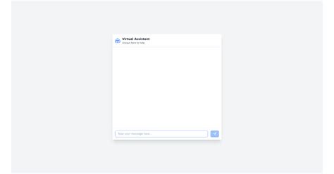 Chatbot Assistant Free React Tailwind Component