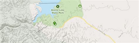 Alamo Lake Campground Map