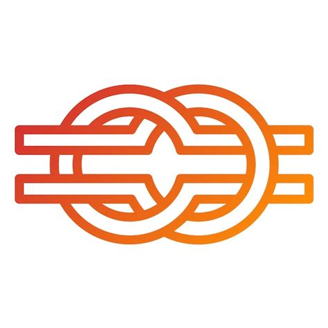 Diseño Vectorial Estilo Del Icono Del Nudo Scout Vector Premium