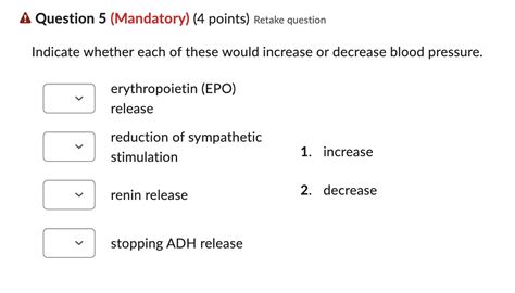 Solved Indicate Whether Each Of These Would Increase Or