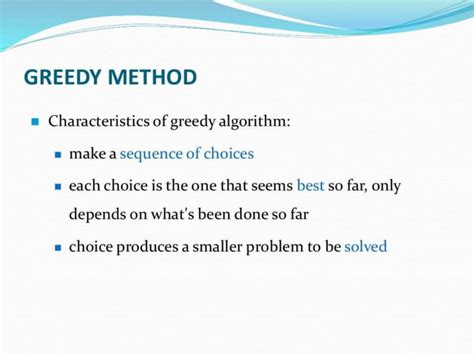 Greedy Algorithm Ppt