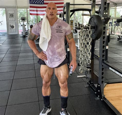 Dwayne Johnson Legs