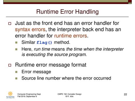 Cmpe 152 Compiler Design September 6 Class Meeting Ppt Download