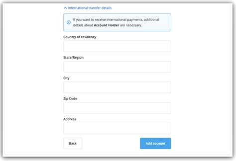 Adding Bank Account To User Profile Paxful