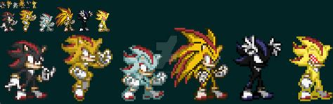 Shadow The Hedgehog All Forms By Supershadiw1010 On Deviantart