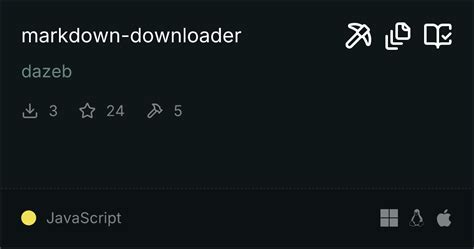 Markdown Downloader Glama