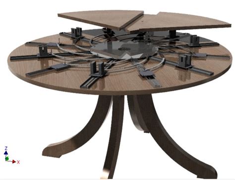Expanding Circular Dining Table Plans At Sarah Maggie Blog