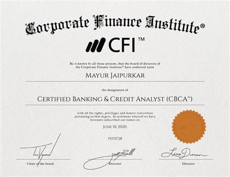 Mayur Jaipurkar On Linkedin Cfi Cbca Banking Credit Analysis