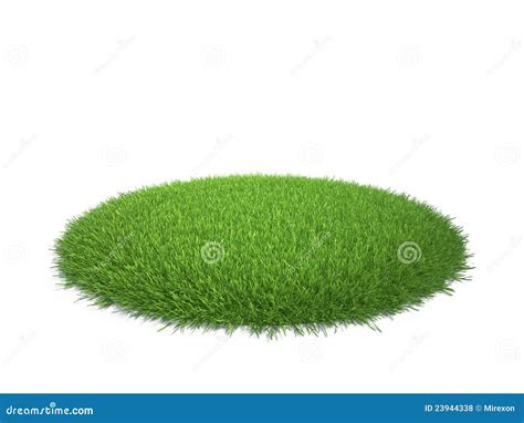 Round Area Of Green Grass Stock Illustration Illustration Of Outdoors 23944338