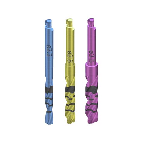 Drill Set Short For Ø 41mm Implants Single Use Tan Straumann