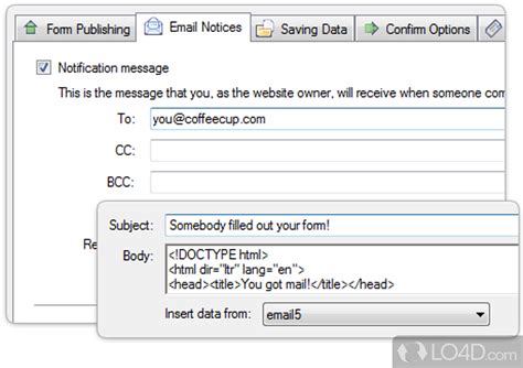 coffeecup web form builder download