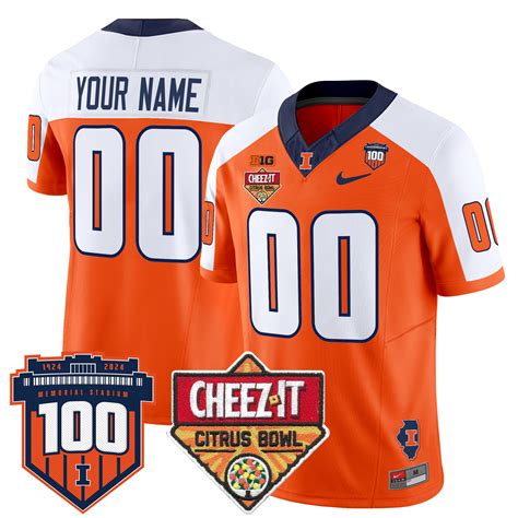 Illinois Fighting Illini 2025 Cheez It Citrus Bowl Patch Vapor Limited