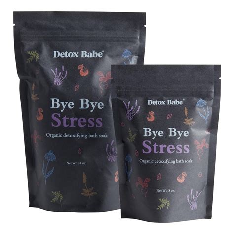 Detox Babe Bye Bye Stress Bath Soak World Market