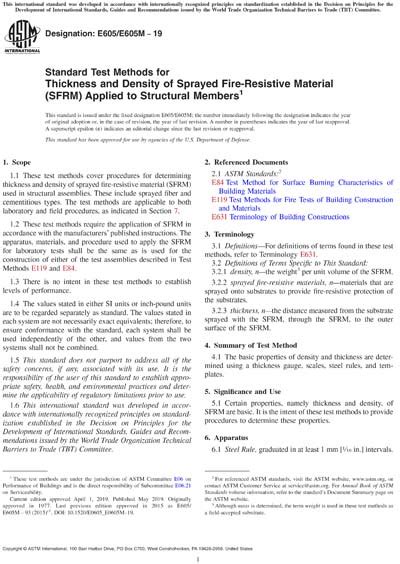 Astm E605e605m 19 Standard Test Methods For Thickness And Density Of