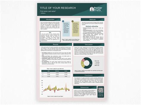 Professional University Research Scientific Conference A0 Academic Poster Template Portrait
