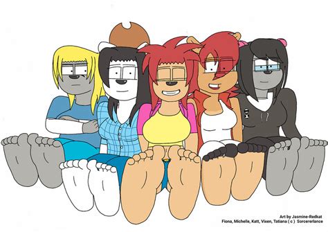 Girls Going Barefoot T By Jasmine Redkat On Deviantart