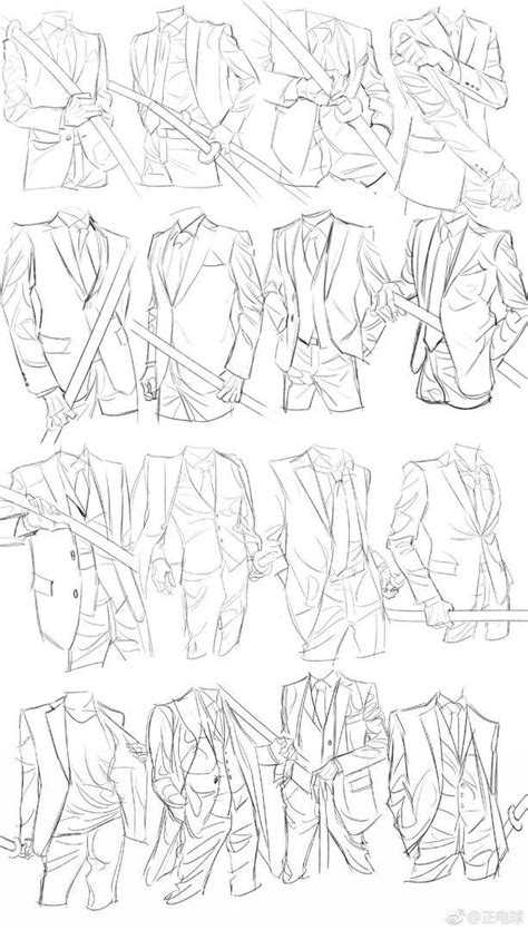 Shirt From Back Drawing Drawing Suits Reference