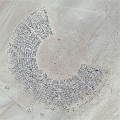 Hi Res Satellite Photo Black Rock City Map