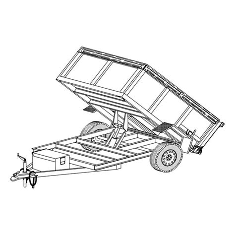 Dump Trailer Plans Master Blueprints The Trailer Parts Outlet