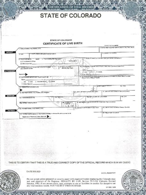 Order Birth Certificate Denver Colorado At Susan Wiley Blog