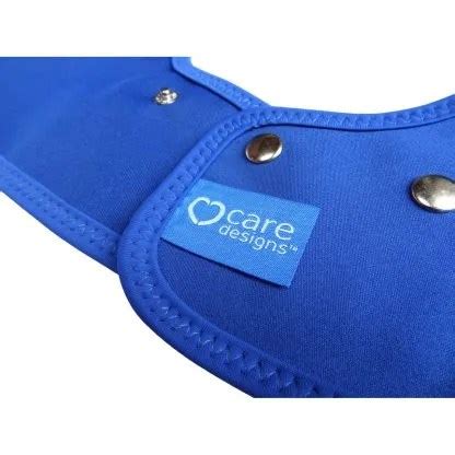 Care Designs Tabard Style Adult Bib Large Blue Shellmark Textiles