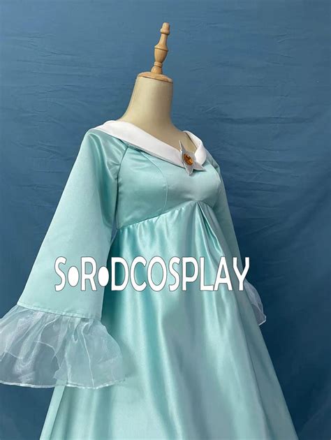 Princess Rosalina Dress Green Adult Woman Girls Rosalina Cosplay
