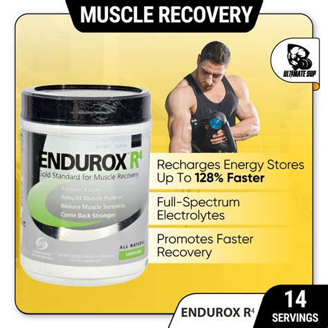 Endurox R4 Lemon Lime 2 29lb Post Workout Recovery Drink 4 1 Carb