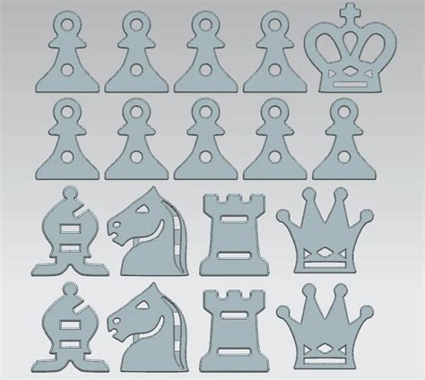 3d Printer Files 3mf File Chess 2d Creality Cloud