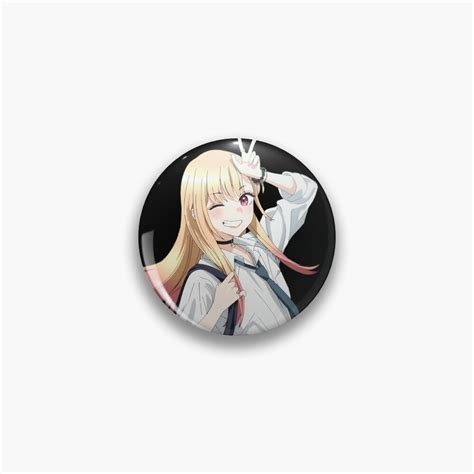 Peace Smile Marin Kitagawa Pin For Sale By Whoeverxx Redbubble