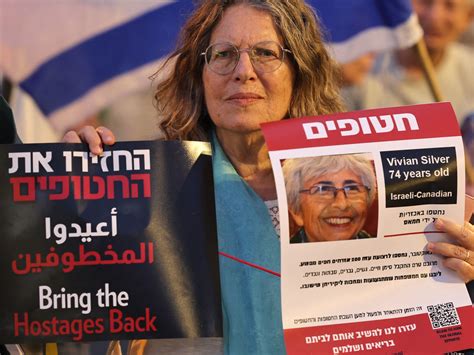 Canadian Peace Activist Vivian Silver Confirmed Killed In Hamas Attacks Israel Palestine