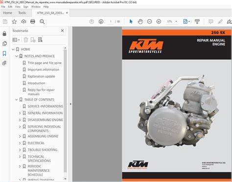 Ktm 250 Sx Engine Repair Manual Pdf Download