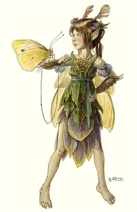 Pixie Butterflier By Tony Diterlizzi Faery Art Fairytale Art Fairy Art