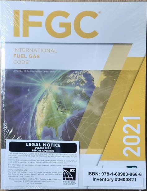 2021 International Fuel Gas Code International Code Council Series