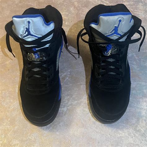 Racer Blue Jordan 5 Size 11 Good Condition Depop