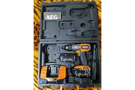 Бесщеточная аккумуляторная ударная дрель-шуруповерт AEG 18В BSB18C3BL ...