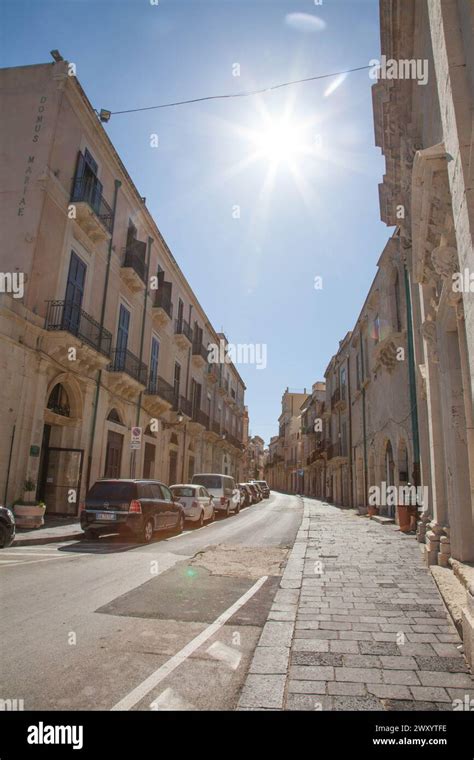 Syracuse Sicily October 6 2019 Ortigia In Syracuse Streets Travel