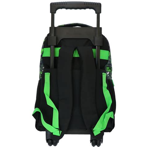 Rolling Backpack Minecraft Creeper 43 Cm 2 Comp