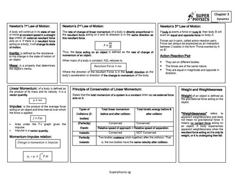 Chapter 3 Dynamics Pdf Force Collision