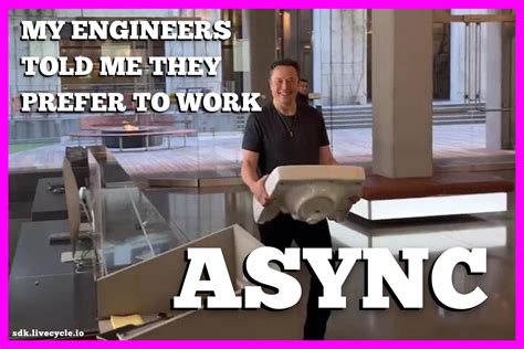developers love working async r programmerhumor