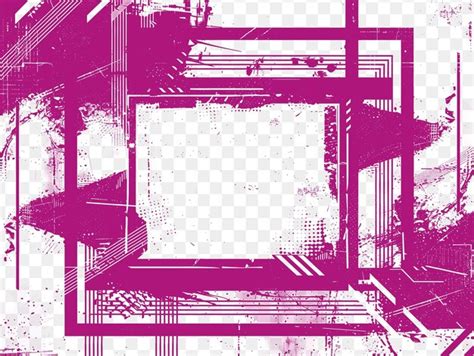 Premium Psd Constructivist Frame Border With Geometric Shapes And