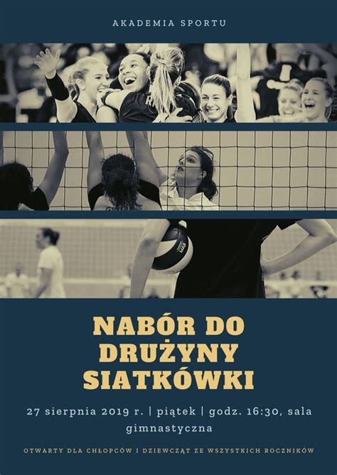 Siatkówka Szablony Do Wydruku I Użytku Online Canva