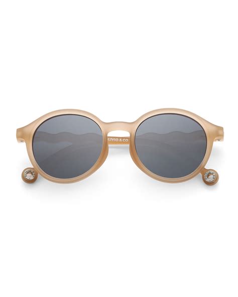 Teen And Adult Oval Sunglasses Sand Beige Olivioandco