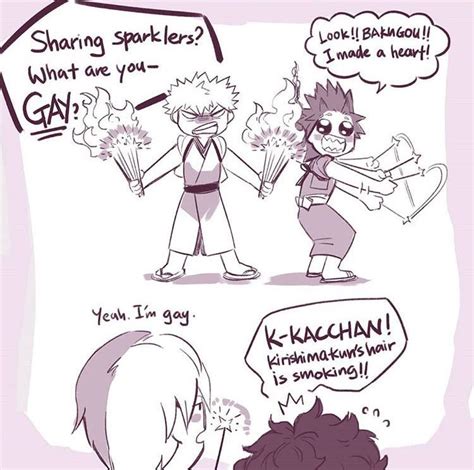 Katsuki Being Himself Kiri Being Adorable Shoto Being Himself As Well And Lastly Izuku