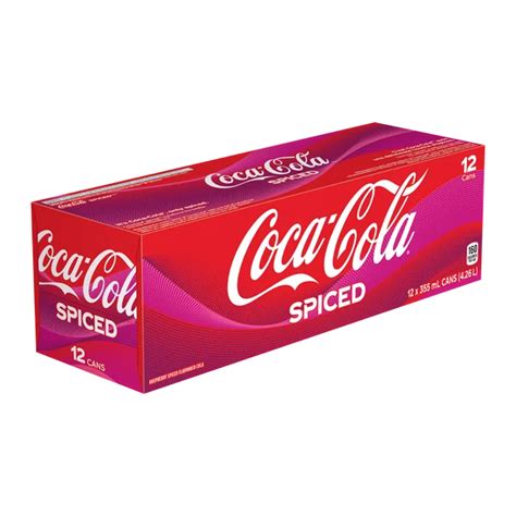 Coca Cola Raspberry Spiced Flavour 355ml 12 Pack