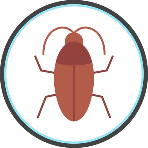 Cockroach Flat Circle Icon 38835897 Vector Art At Vecteezy